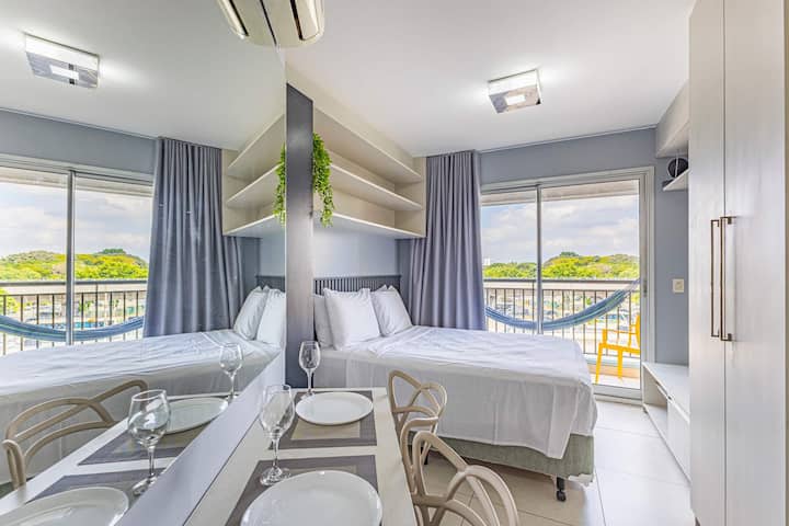 Top Studio With Balcony Next To Tietê/expo Cn/anhembi - Ipiranga