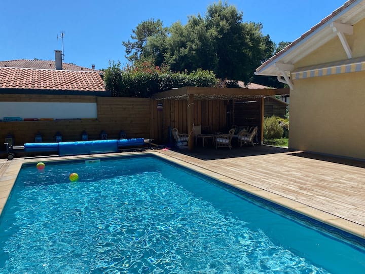 Villa Labenne Océan : Piscine, Plage Sous Les Pins - Labenne