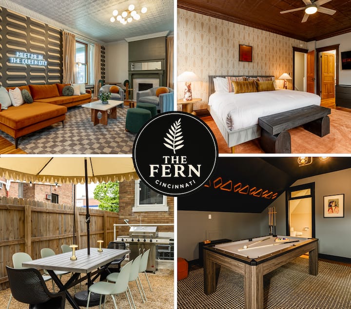 Luxe-hot Tub-game Room-fire Pit-big Yard-5 Min Dt - Cincinnati, OH