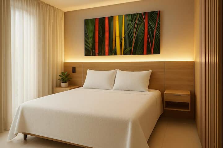 Hermoso De Lujo Loft Con Aire En Corazón De Bga - Bucaramanga