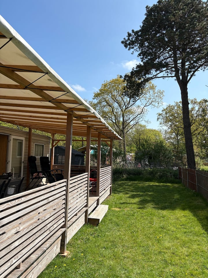 Zonnige Caravan Op Camping Bakkum Met Veranda - Egmond aan Zee
