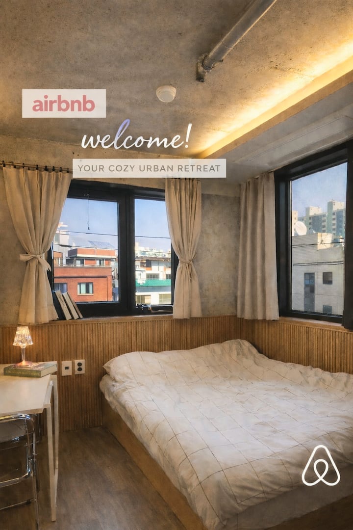 [특가]Gaon43/전용화장실+주방/영등포/홍대/여의도/q침대 /2 5호선/엘베 - Seoul