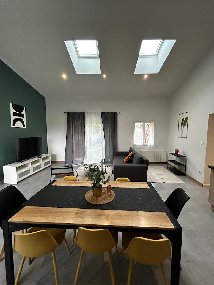 Groupe/famille – Maison 5 Ch., Jardin, 11 Pers. - Langon