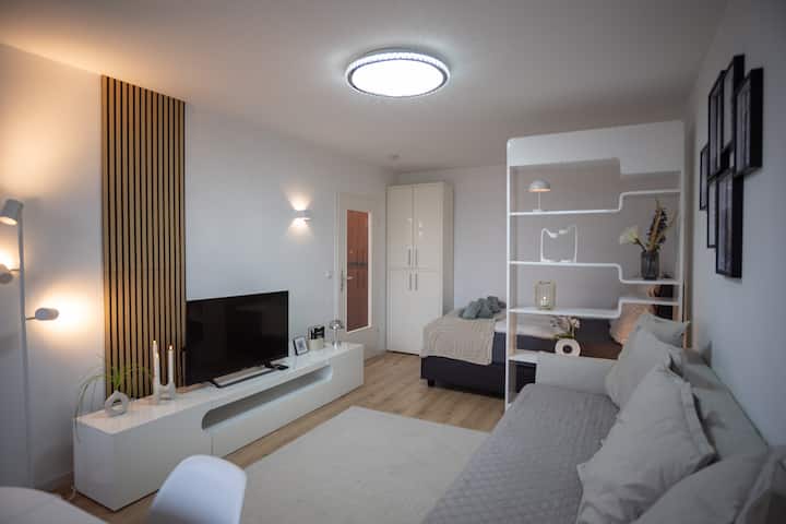 Appartement Confortable Avec Piscine | Métro - München