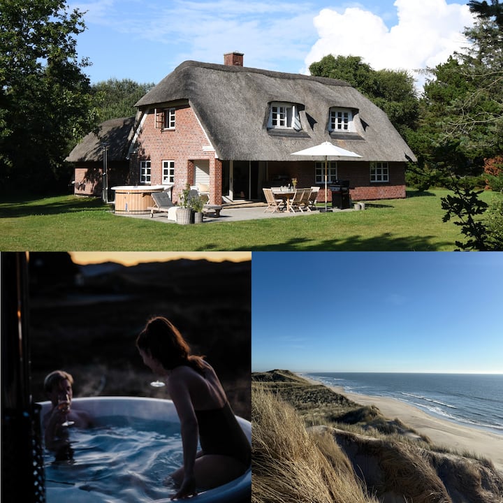 Naturperle Med Spabad: Skovidyl Ved Vesterhavet - Husby