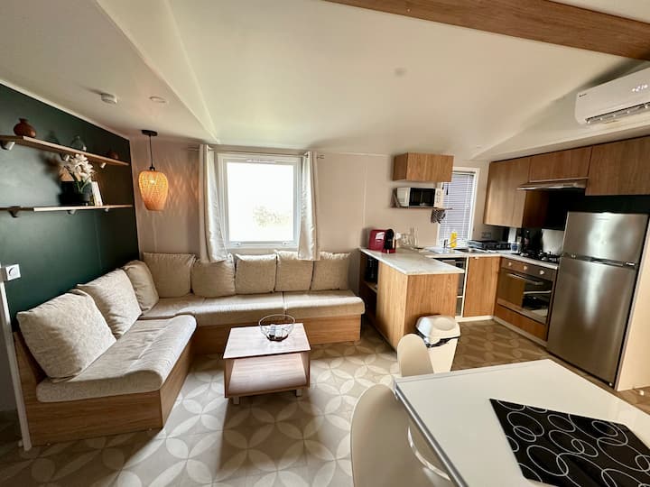 Bungalow 94, 6 Pers, Wifi Camping 4* Lac Des Rêves - Lattes