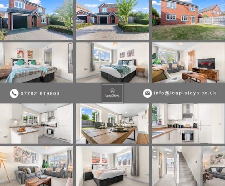 Wifi • Parking • Sleeps 8 • Ideal For Contractors - Chester, UK
