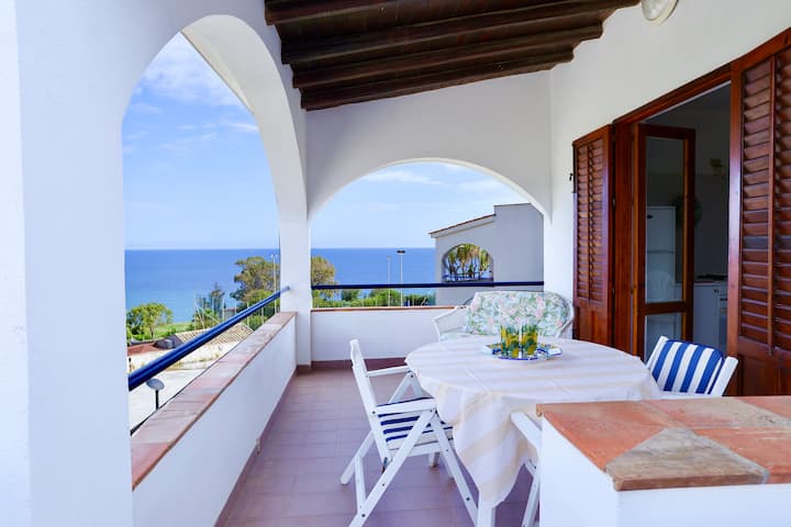 Près De La Plage • Véranda Avec Vue Sur La Mer - Sciacca