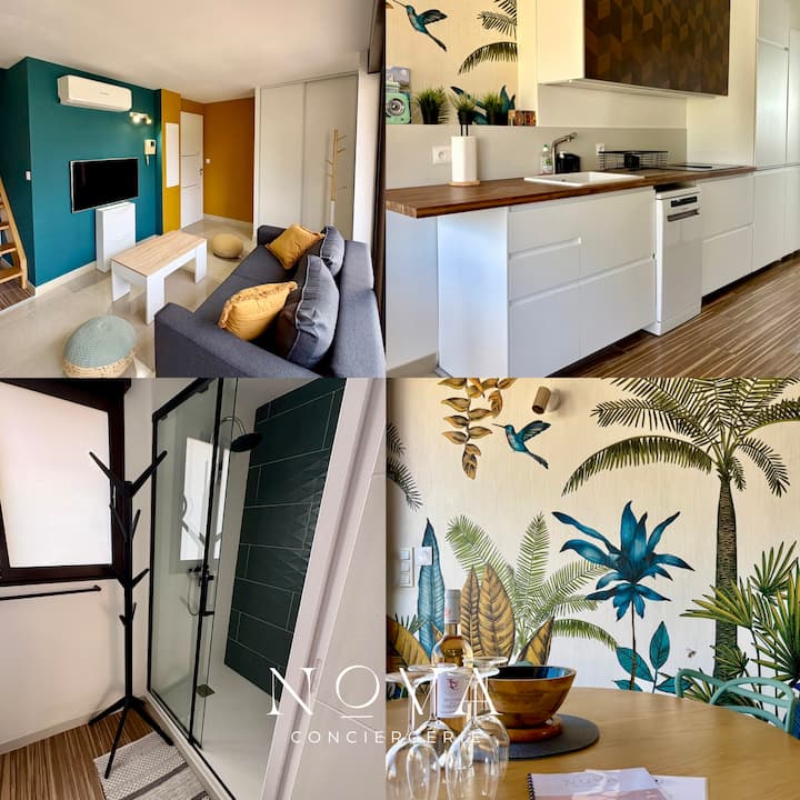 Palm Tropical à 10 Mètres De La Plage - ibis budget Saint Cyr sur Mer La Ciotat