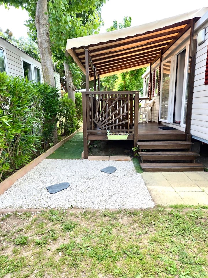 Séjour Détente En Mobil Home, à 800m De La Plage - Valras-Plage