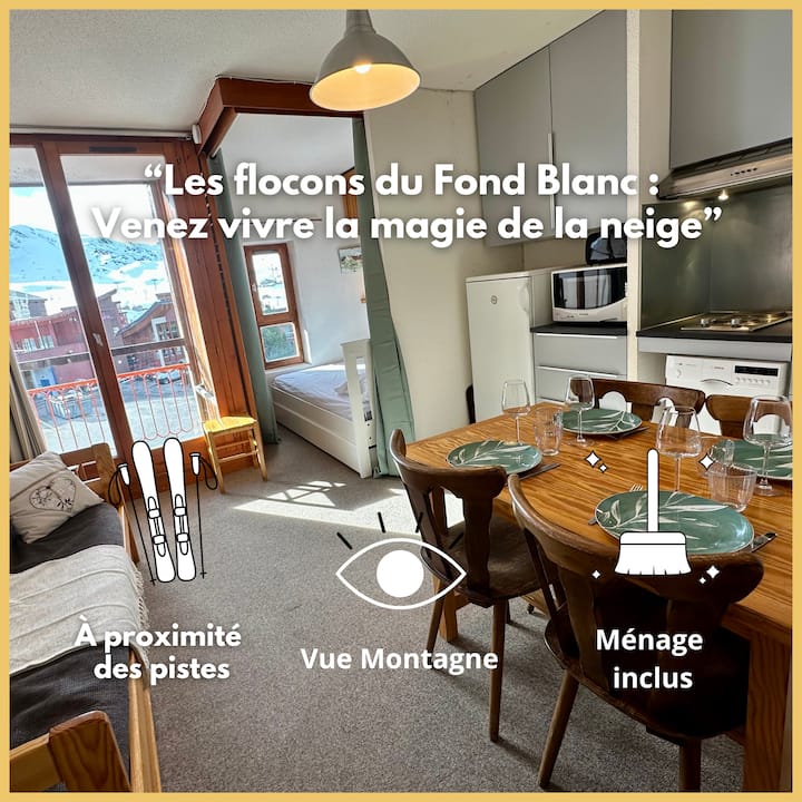 Flocons Du Fond Blanc * La Conciergerie Du Varet - Tignes