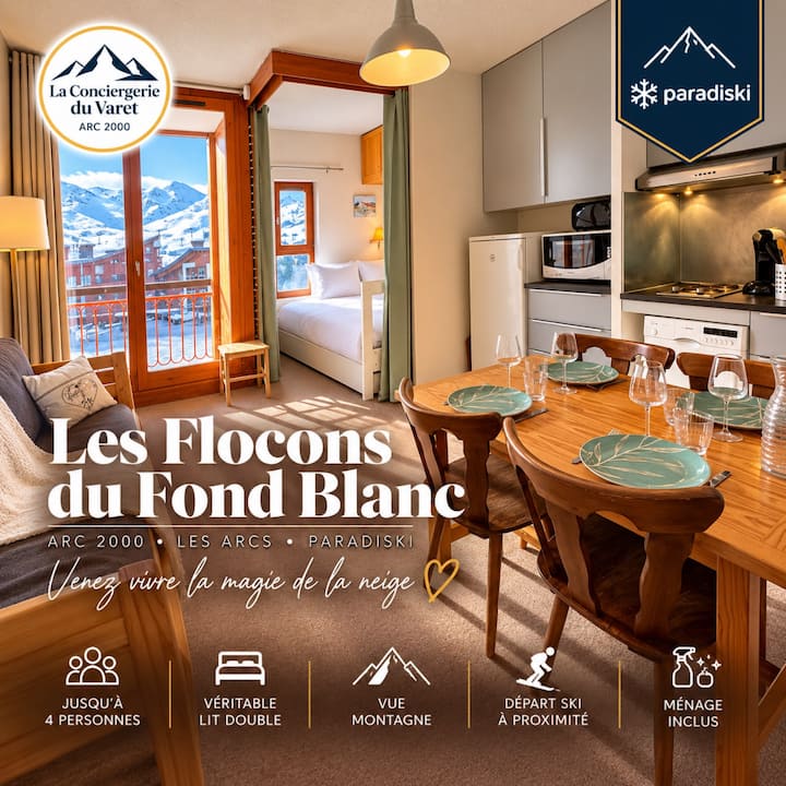 Cleaning Included * Skiing Nearby * Arc 2000 - Arc 2000