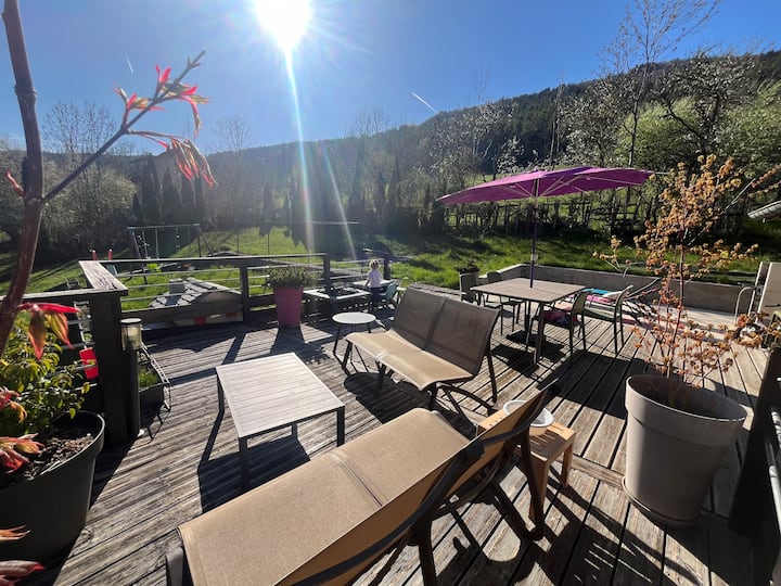 Maison Tout Confort Proche Canyon Coiserette - Jura