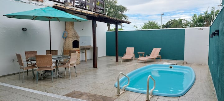 Casa Costa Azul Piscina Lado Mar - Rio das Ostras