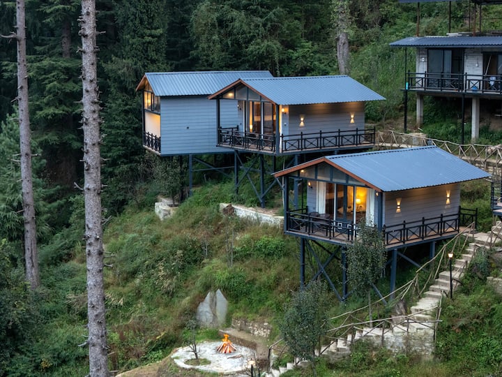 Exclusive Luxury Duplex Mountain View Chalet - 馬納利