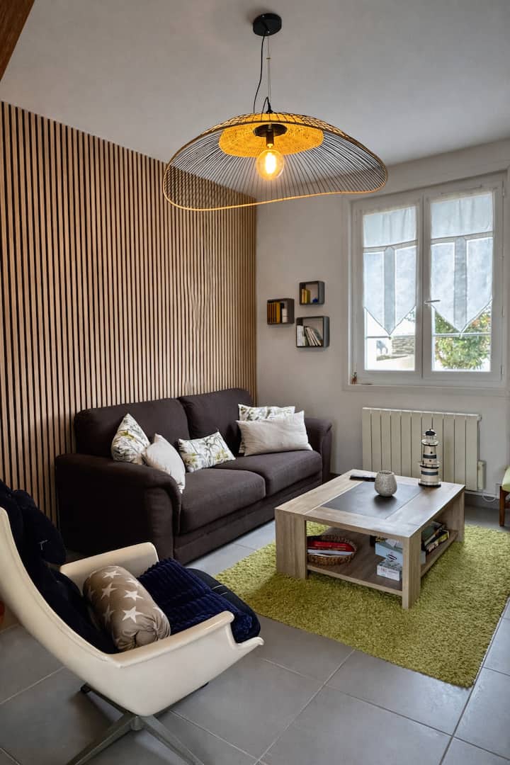 Jolie Maison Centre De Barneville Pour 6 Pers - Barneville-Carteret