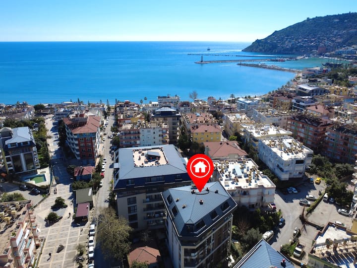 Sa Apartments! Lux 2br Duplex | 250m To The Beach - Alanya