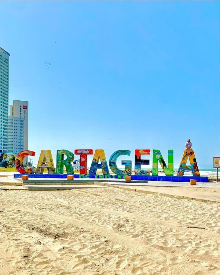 Vacaciones Sol Y Brisa A 6 Min De La Playa. 1802 - Cartagena