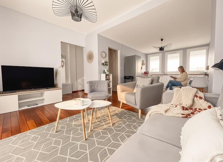 Maison Lumineuse Avec Jardin à 2 Min De La Mer - Wimereux