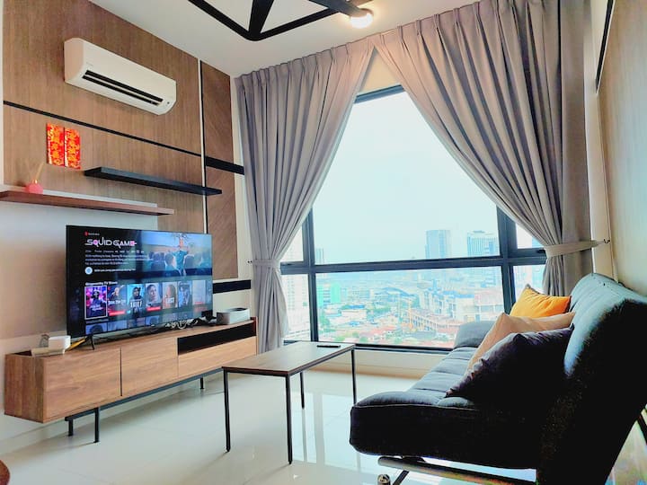 Sks Pavillion 1br King Bed, Near Ciq, Netflix - Johor Bahru
