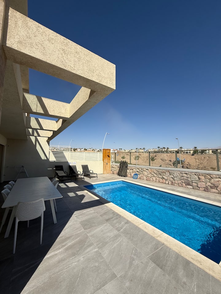 דירת גן רזי ים 4 חדרים ובריכה - Eilat