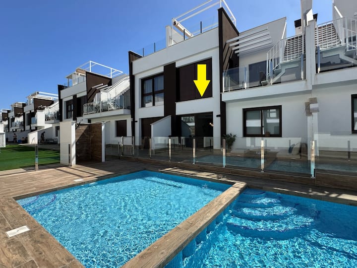 Belich 30 - Rez, 2 Terrasses, Vue Piscine - San Pedro del Pinatar