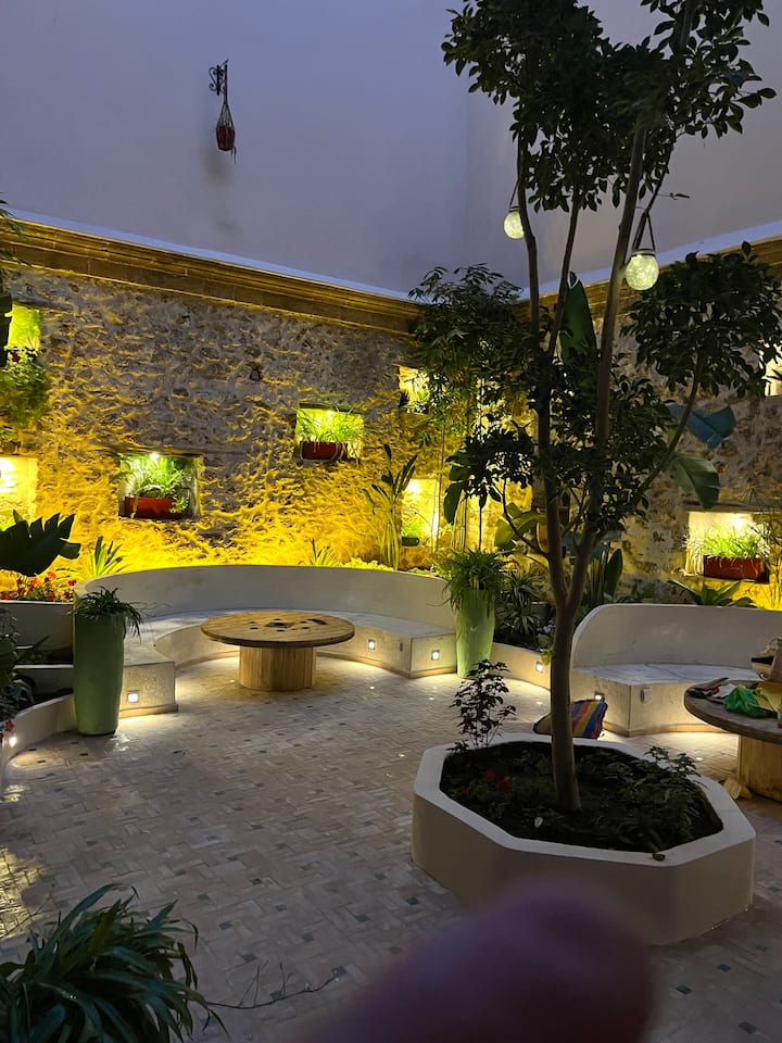 Studio, Séjour, Chambre, Patio - Essaouira