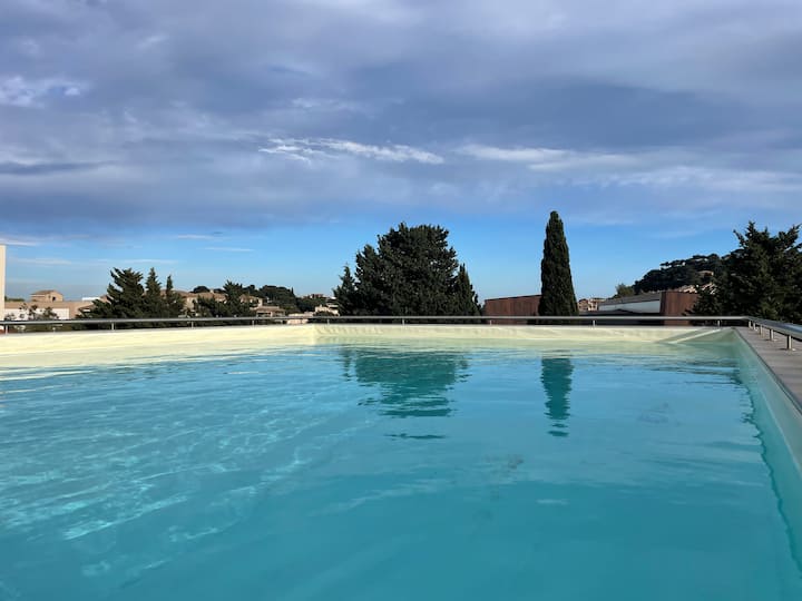 Cœur De Ville Solarium Et Piscine En Roof Top - Cavalaire-sur-Mer