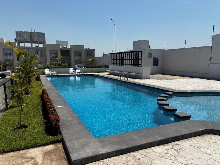 Bonito Departamento Con Alberca - Veracruz