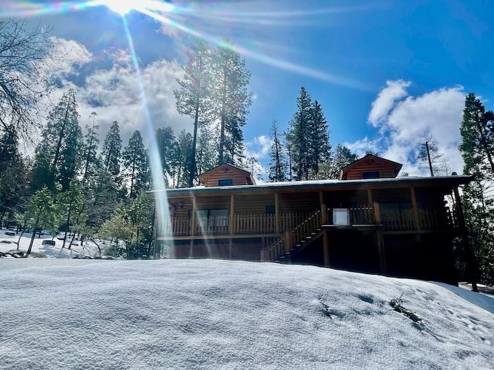 Log Cabin~ Near Ski Resort~jetted Bathtub~ev Chrgr - Twain Harte, CA
