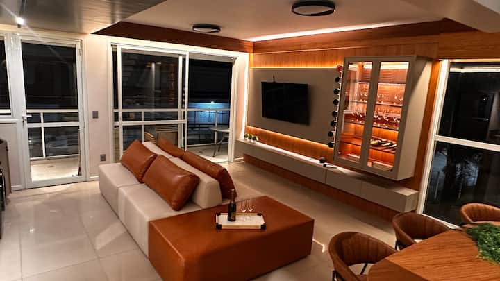 Apto Cobertura Frente Mar C/2piscinas Wifi Ar Cond - Torres