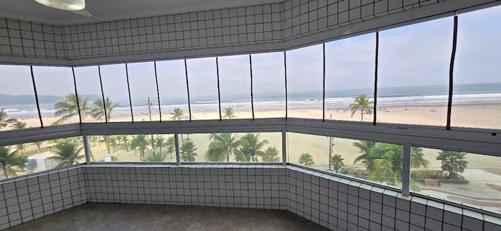Apartamento De Frente Para Praia - Praia Grande