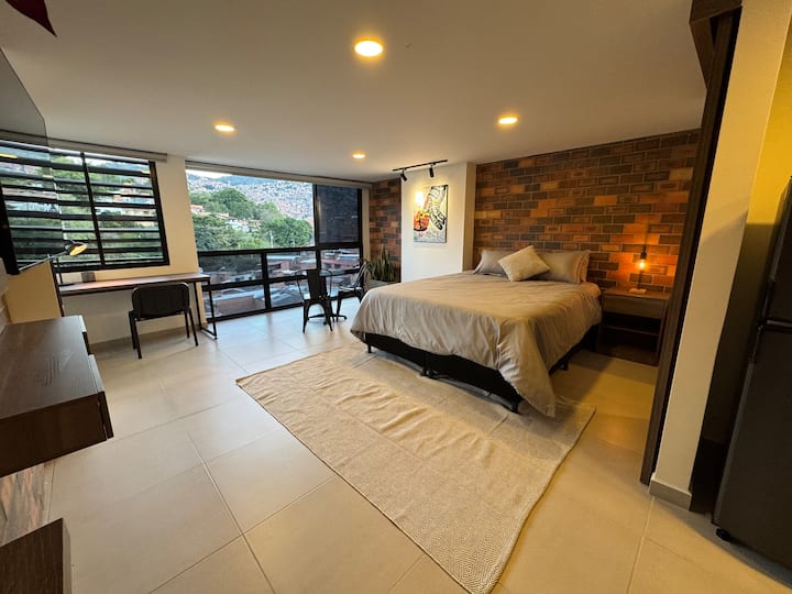Loft, Con Vista, Cerca Al Metro - Medellín