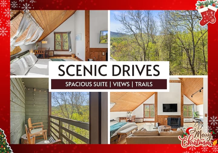 Kingsuitew/skylights | Breakfast | Koipond+firepit - Townsend, TN