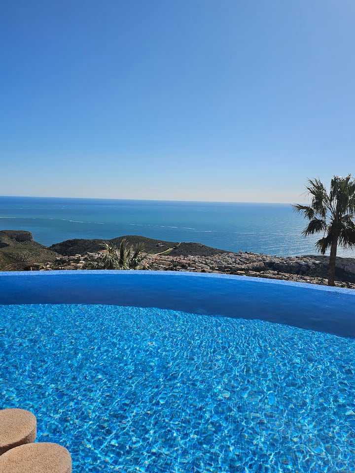 Vue éPoustouflante 180° Sur Mer & Ibiza - Benitachell