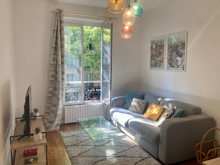Charmant & Calme Appartement Paris 18e (1-10 Mois) - Val-d'Oise