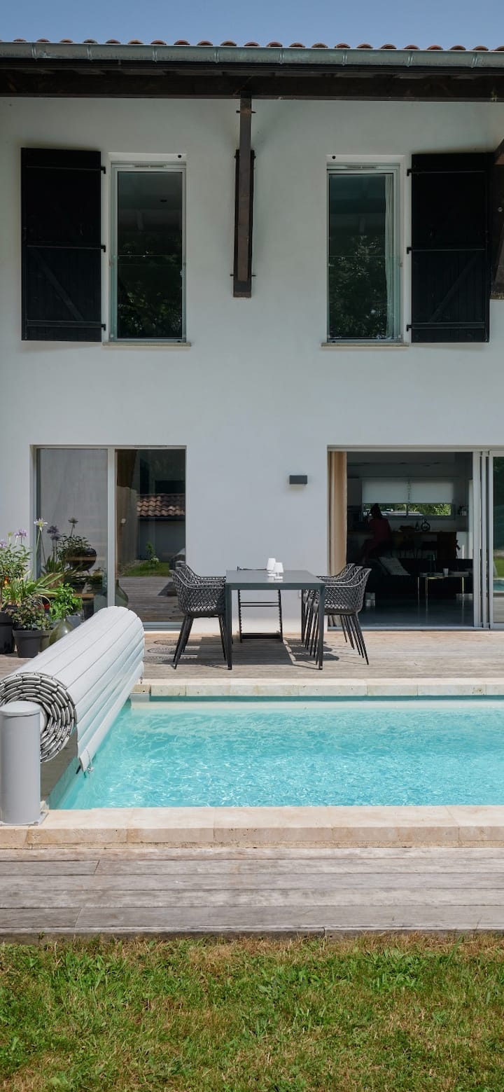 Villa Climatisée Avec Piscine Chauffée - Saint-Jean-de-Luz