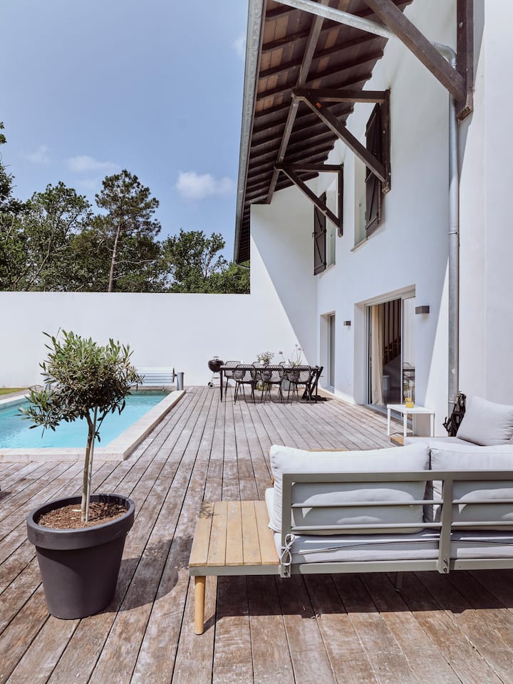 Villa Birkin, Piscine Chauffée - Espelette