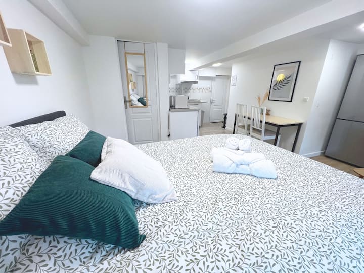 Grand Studio -Parking -Tram 5 Min -Vitry Sur Seine - Vitry-sur-Seine