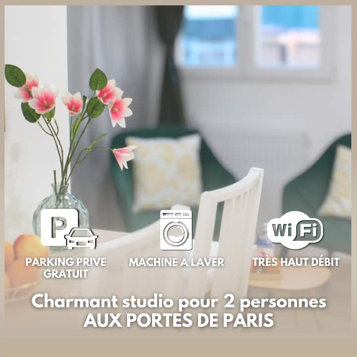 Studio Paris Centre Facile - Parking Gratuit - Vitry-sur-Seine