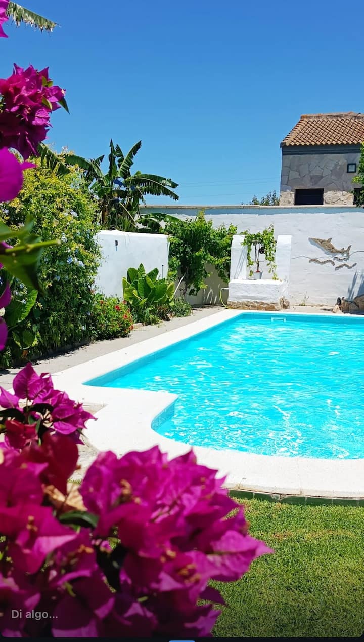 Casa Con Jardín Y Piscina - Conil de la Frontera
