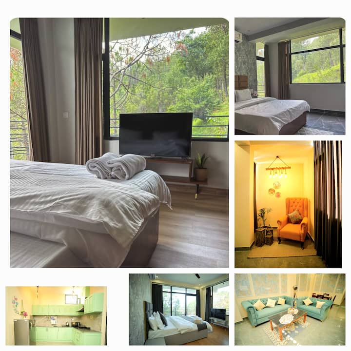 2bhk Mountain View|kasauli •Ac•café •Lift•parking - Solan