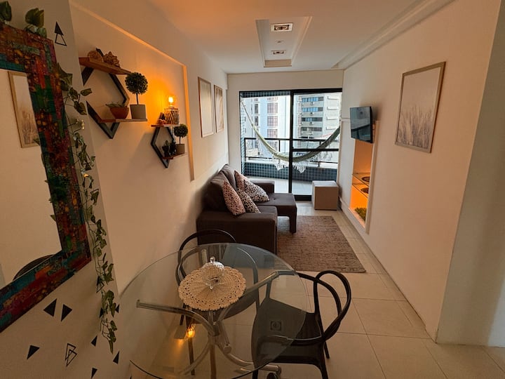 Flat A 100m Da Praia Com Piscina - Boa Viagem