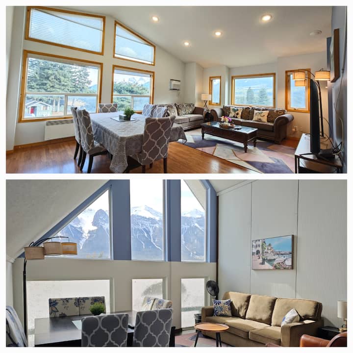 7-bedroom Mountain View Condo Sleeps 20 Guests - Banff