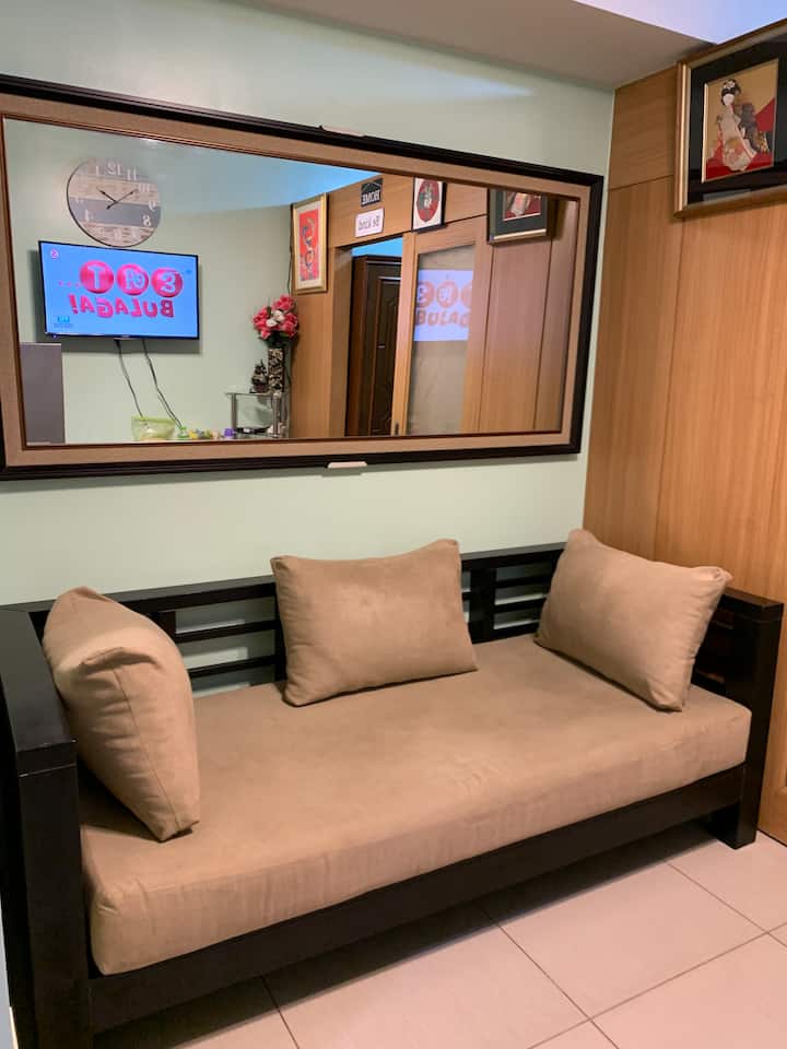 Staycation At Shell Res. W/ Balcony + Fast Wi-fi - Pasay