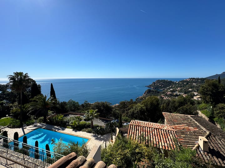 Maison 3 Pièces Vue Mer Piscine - Théoule-sur-Mer