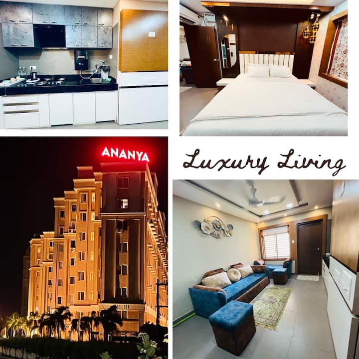 S 2bed 2bath 2ac Flat Puri | 800m Beach - プリー