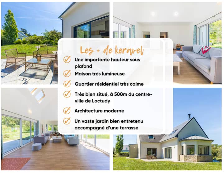 *Vamaé* Maison Keravel 100m De La Plage De Langoz - Île-Tudy