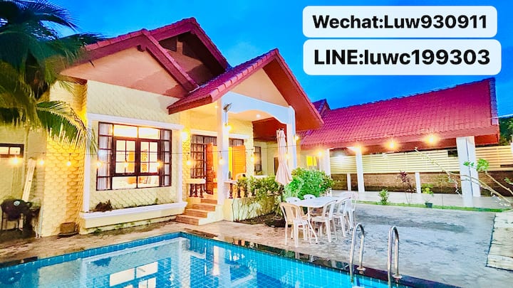 海边独栋泳池别墅_家庭朋友聚会不二之选。五卧六卫 - Pattaya City