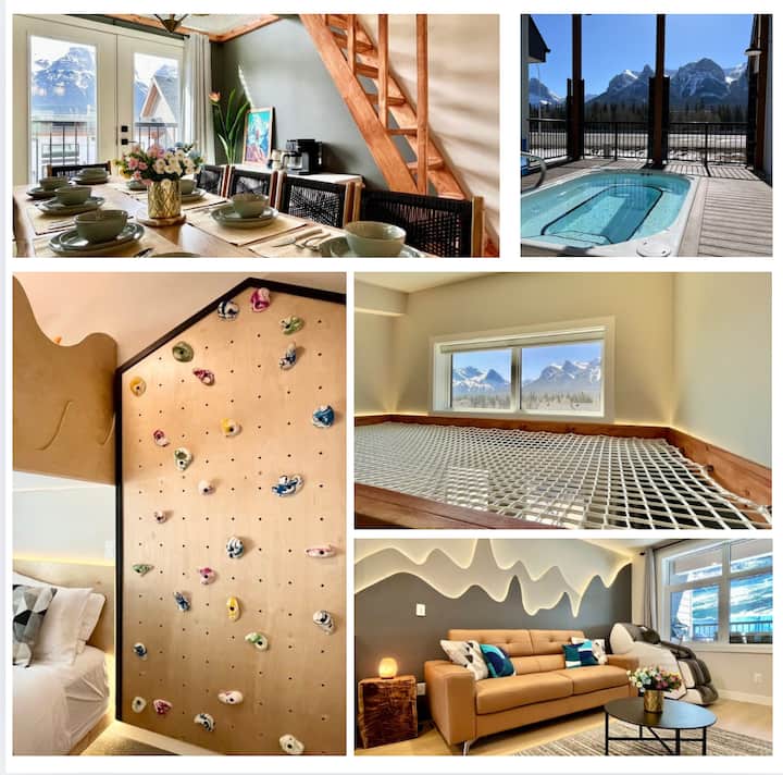Mountain Stay | Climbing Wall | Bbq | Banff 1min - Banff